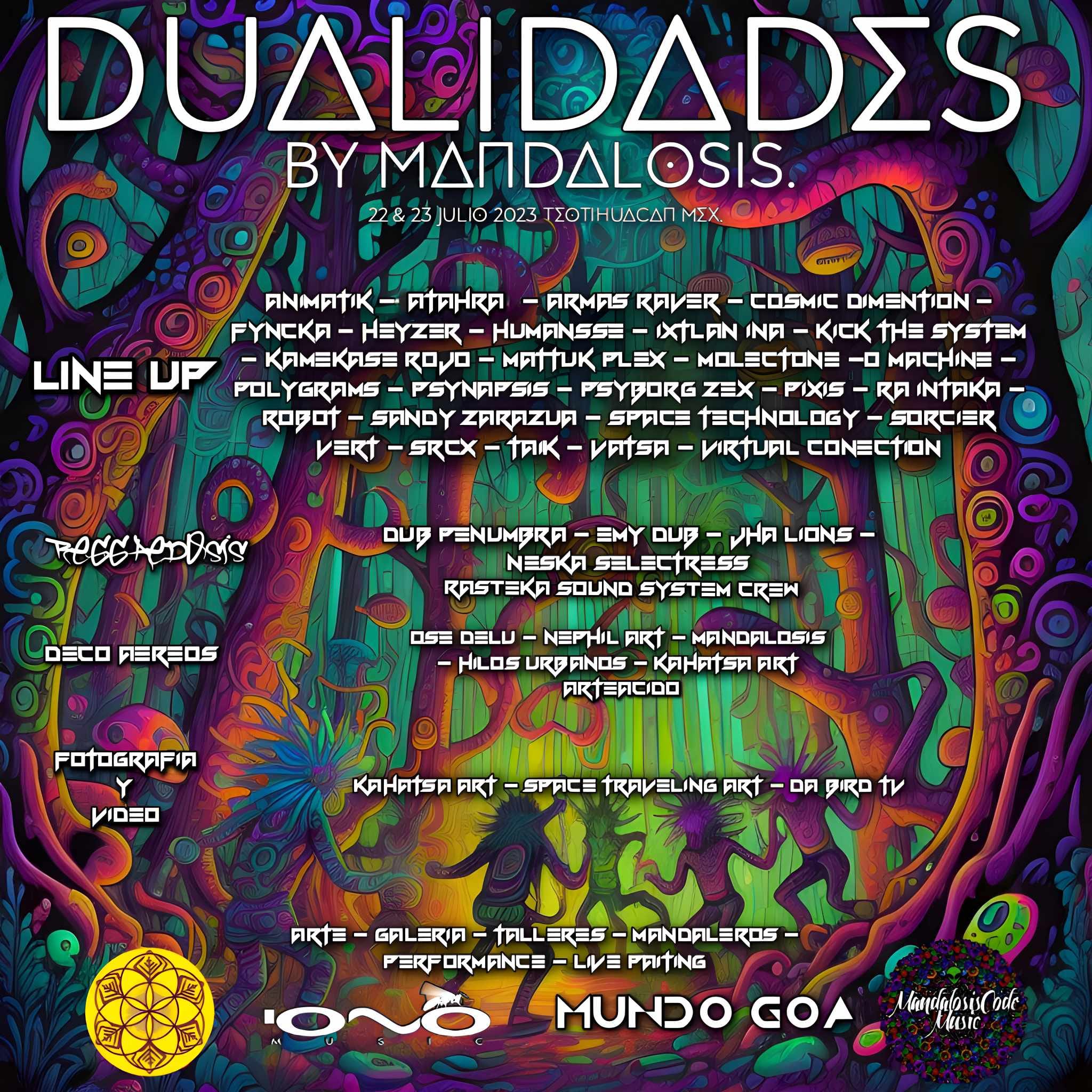 DUALIDADES by Mandalosis Tec.(22 y 23 jul) – X-FDR