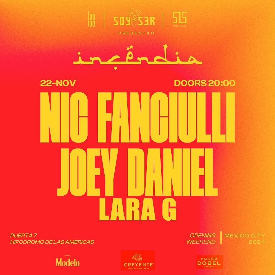 Nic Fanciulli CDMX 22 NOV – X-FDR